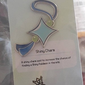 Pokemon Shiny Charm Pin - Etsy