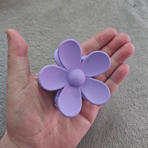 Flower Claw Clips - Etsy