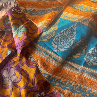 Indian Patchwork Kantha Throw Blanket Weighted Blanket Handmade ...
