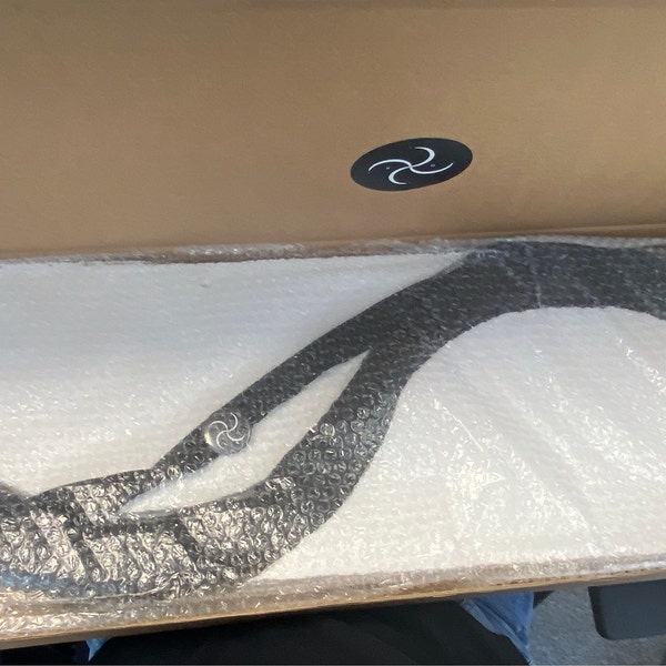 Wooden Buugeng UV Active Arctic Cyan, S Staff Handmade Flow Art Props ...