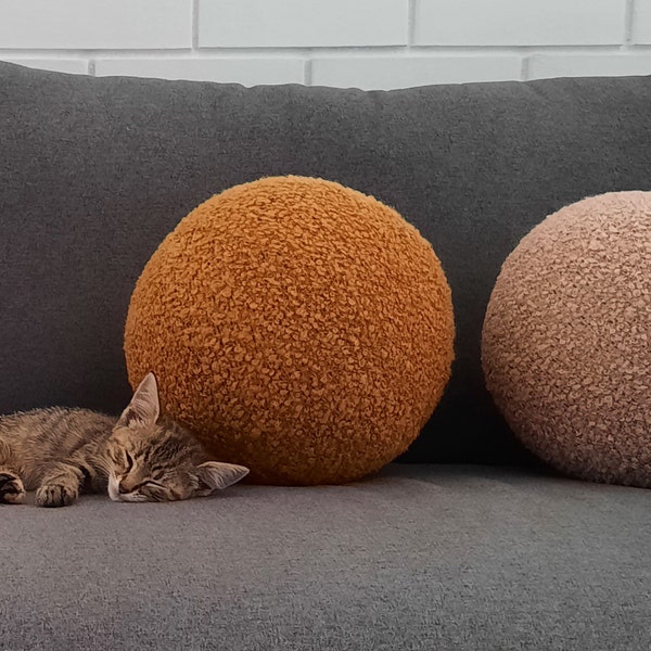 Make Your Own Ball Cushion Pillow Sewing Pattern and Tutorial PDF - Etsy