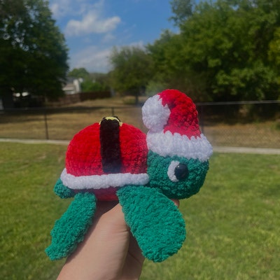 Santa Christmas Turtle Pattern Crochet PDF Download Beginner - Etsy