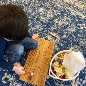 Reversible Interhemispheric Prewriting Tracing Board Wooden | Etsy