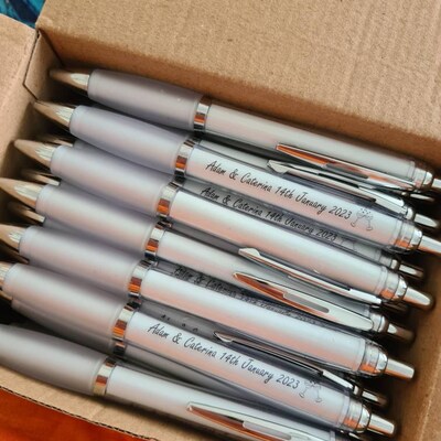 Printed Personalised / Promotional Trade Business Pens - Etsy UK