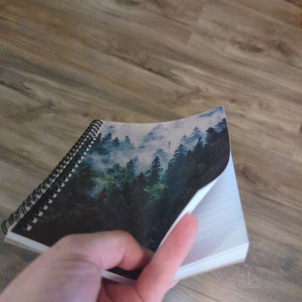 Woodland Animals Spiral Notebook, Bear Notebook, Fox Journal, Cute ...