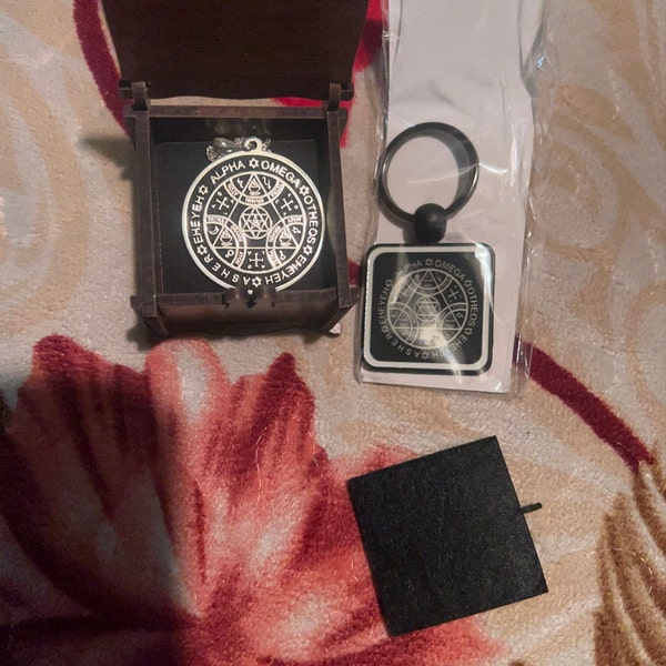 Enoch Angel Magic Amulet ,special Design,alpha-omega Necklace,christmas ...