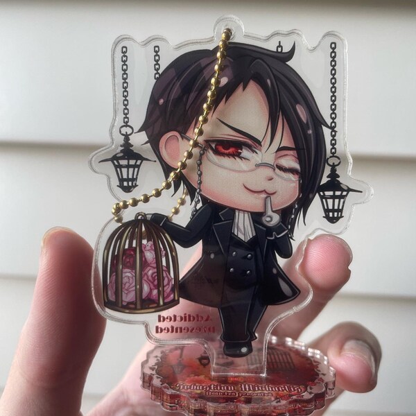 Kuroshitsuji Black Butler Anime Double Side Printed Acrylic Keychain ...