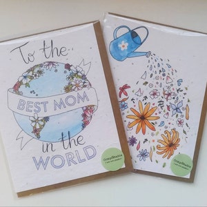 Plant Me Thank You Postcards That Will Bloom Into Wildflowers | Etsy