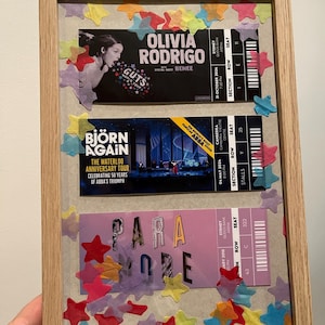 Physical Horizontal Ticket Custom Personalized Laminated Concert Ticket ...