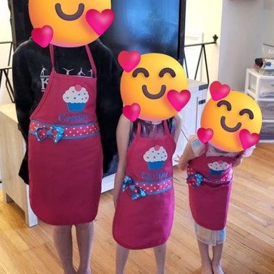 Personalized Fire Truck Apron Kids Apron Adult Apron Black Apron Boy ...