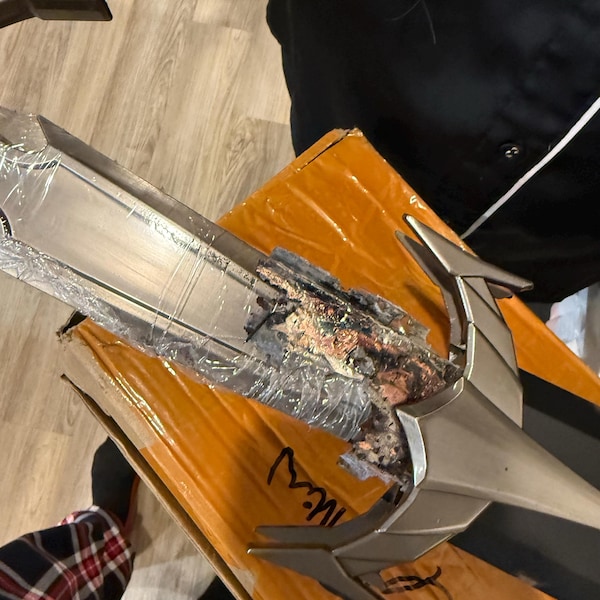 Hand-forged Kuronami No Yaiba Metal Replica Valorant Kuronami Knife ...