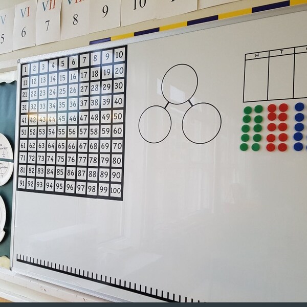 Ten Frame Stickers- Vinyl, Maths, Stickers, Teacher, Classroom Decal ...