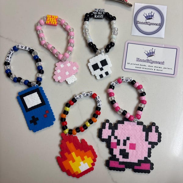 Powerpuff Girls Perlers | Kandi Perler Necklaces | Buttercup Perler ...