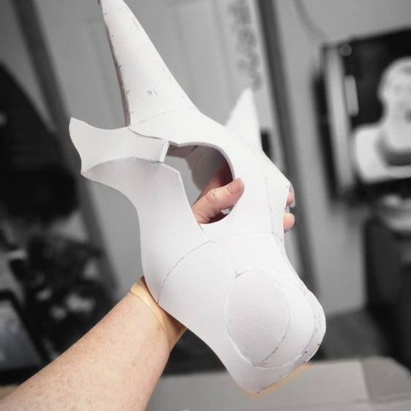 Utsushi Mask Pattern, PDF File for Eva Foam, DIY With Video Tutorial ...