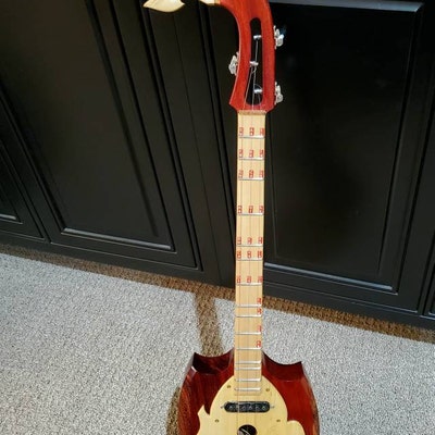 Isarn Acoustic Electric Phin 3 Strings Thai Lao Guitar - Etsy