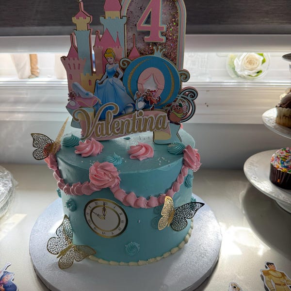 Lucky ONE Cake Topper TWO Lucky Birthday Decor Rainbow Cake Topper ...