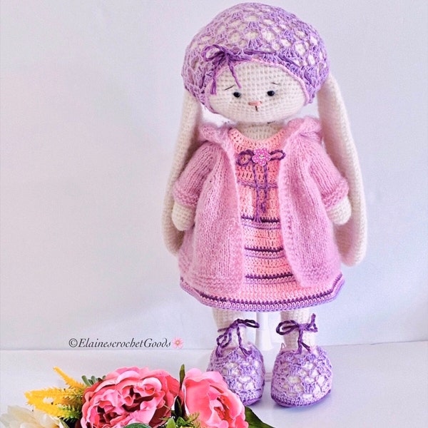 Clothes Bunny Toy CROCHET PATTERN - Outfit Melody - Outfit for Bunny ...