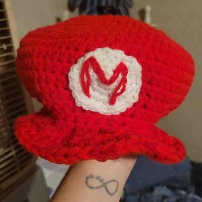 Crochet Pattern: Mario Hat NB to Adult Sizes PDF - Etsy
