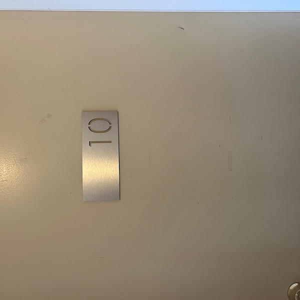 Custom Number Sign. Apartment Number Plaque. Hotel Room Numbers ...