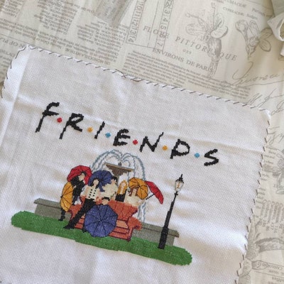 Friends Cross Stitch Pattern Funny TV Show Cross Stitch - Etsy Canada