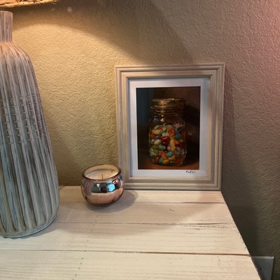 PBJ & Jar of Milk NOAH VERRIER Original Still Life Oil - Etsy