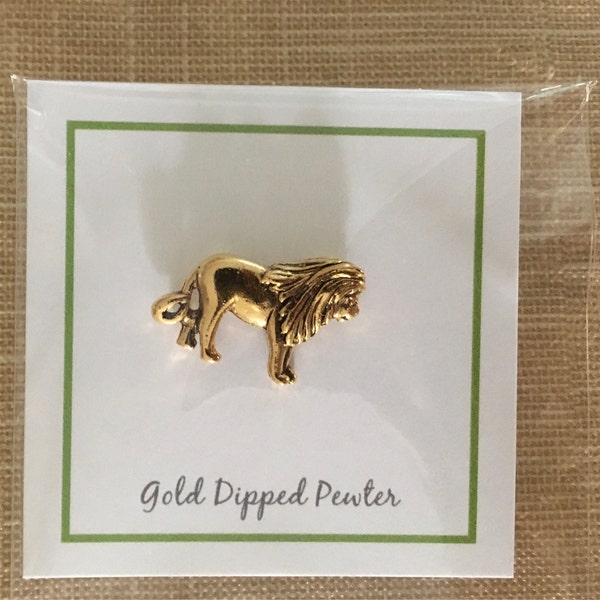 Lion Lapel Pin - Cc247g-safari and Zoo Animal Pins - Etsy