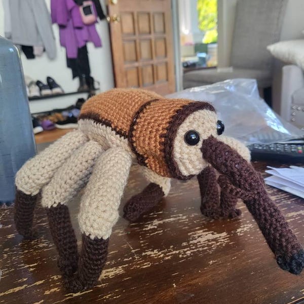 Acorn Weevil Crochet Pattern, PDF File in English, Amigurumi Weevil - Etsy