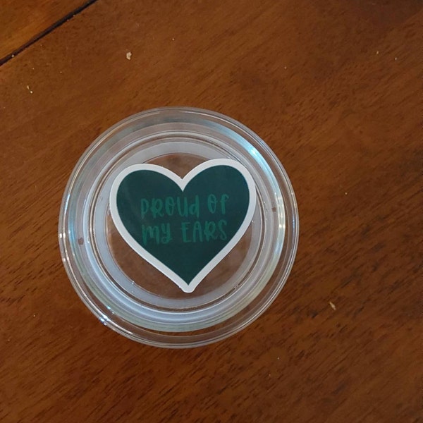 Hearing Aid Sticker Decal in Multiple Colors | Pride in Hearing ...