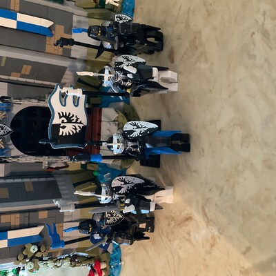 Lego Castle Fabric Flags, Various Styles and Factions. Minifigure Scale ...