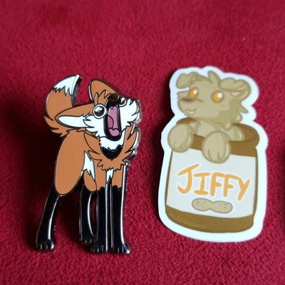 Maned Wolf A Enamel Pins - Etsy