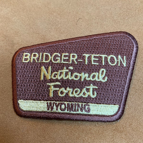 National Forest Patch / Embroidered Iron on Patch / National Park ...