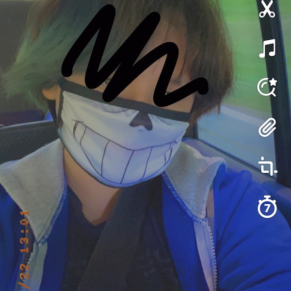 Sans Mask, Error Sans Mask, Underfell Sans Mask, Cloth Dust Mask - Etsy