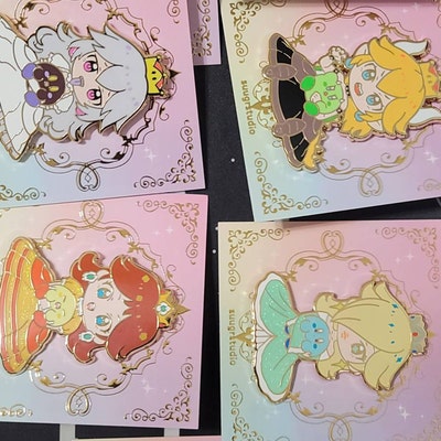 Princess X Poyo set of 7 Hard Enamel Pin - Etsy