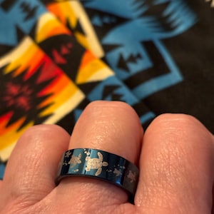 Howling Wolf in Front of Full Moon on a Boulder Rock Forest Tree Scene ...