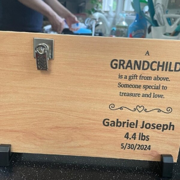 Chef Desk Sign Chef Name Plate Marble Stone Desktop Name and Title Sign ...