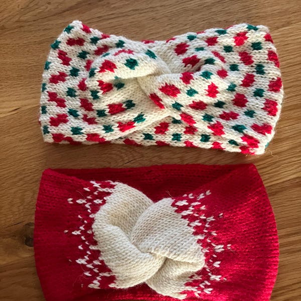 KNITTING PATTERN: the Holly Berry Cowl / Knit Cowl Pattern, Stranded ...