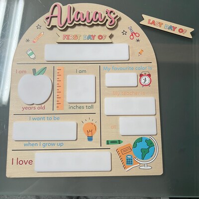 Personalized 3D Teacher Door Hanger, Custom Teacher Doorsign 3D ...