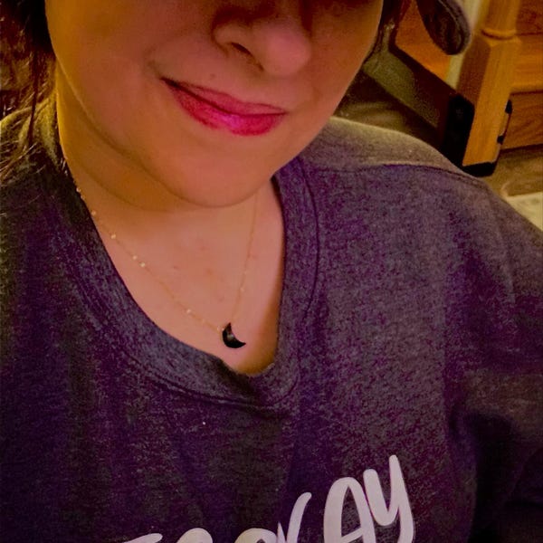 Witchy Crescent Moon Black Onyx "be A Badass" Sterling Silver or Gold ...