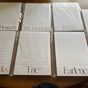 Personalized Notepad Personalized Teacher Notepad Custom - Etsy