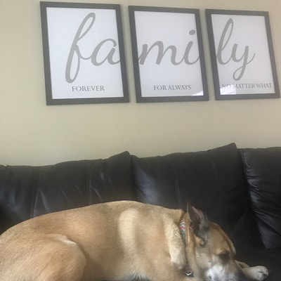 Printable Wall Art,family Sign,family Forever for Always No Matter What ...