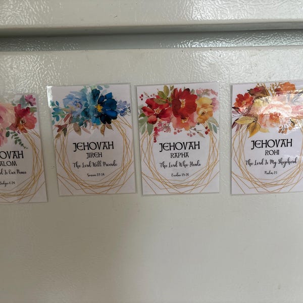 Printable BIBLE VERSES TAGS Scripture Art, Eight 2.5"x3.5" Size Cards ...