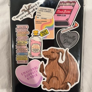 Morally Grey Candy Heart Sticker, Romance Reader, Spicy Book Sticker ...