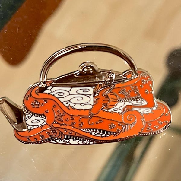 Celestial Teapot and Teacup Enamel Pins - Etsy