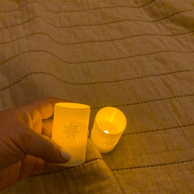 Tangled Lantern Tea Lights Rapunzels Floating Lights Three 3 Warm White ...