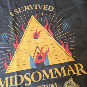 Sacrifice Midsommar Festival Horror T-shirt / I Survived / Sweden ...