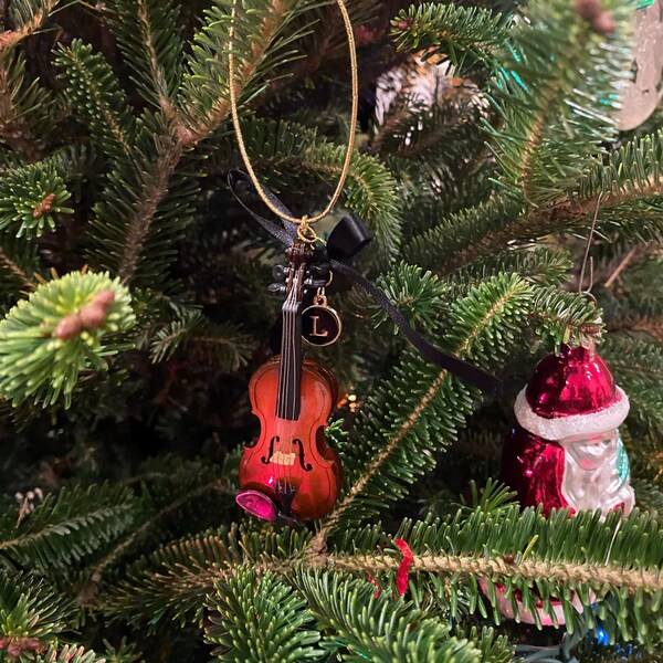 Custom Initial VIOLIN & VIOLA Keychain Charm Gift – Pink Bow - Etsy
