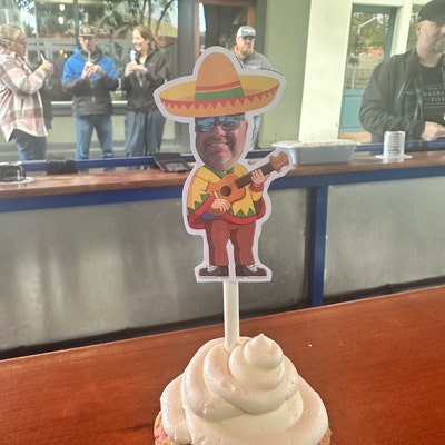 Female Powerlifting Face Cupcake Toppers,muscle Women Party Themed,gym ...