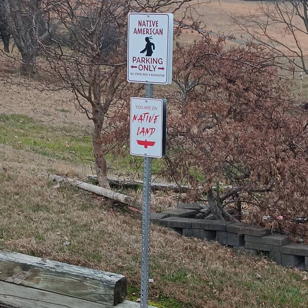 Native American Sign, Indian Parking Sign, Indian Gift, Indian Decor ...