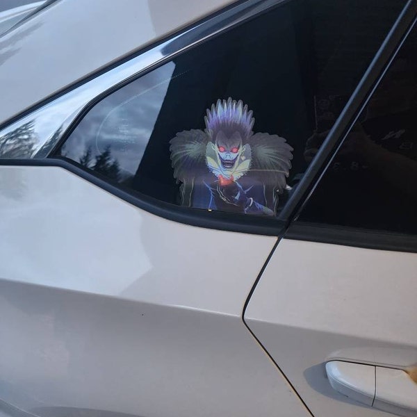 3D Lenticular Anime Sticker Decal Changing Moving Flip Motion Peeker ...