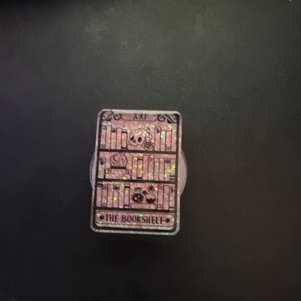 The Reader, the Bookshelf, the Book Tarot Card Popsocket, Witchy Book ...